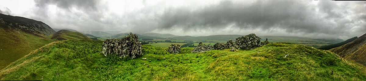 Tinnis Castle on The Merlin Trail - The Merlin Trail
